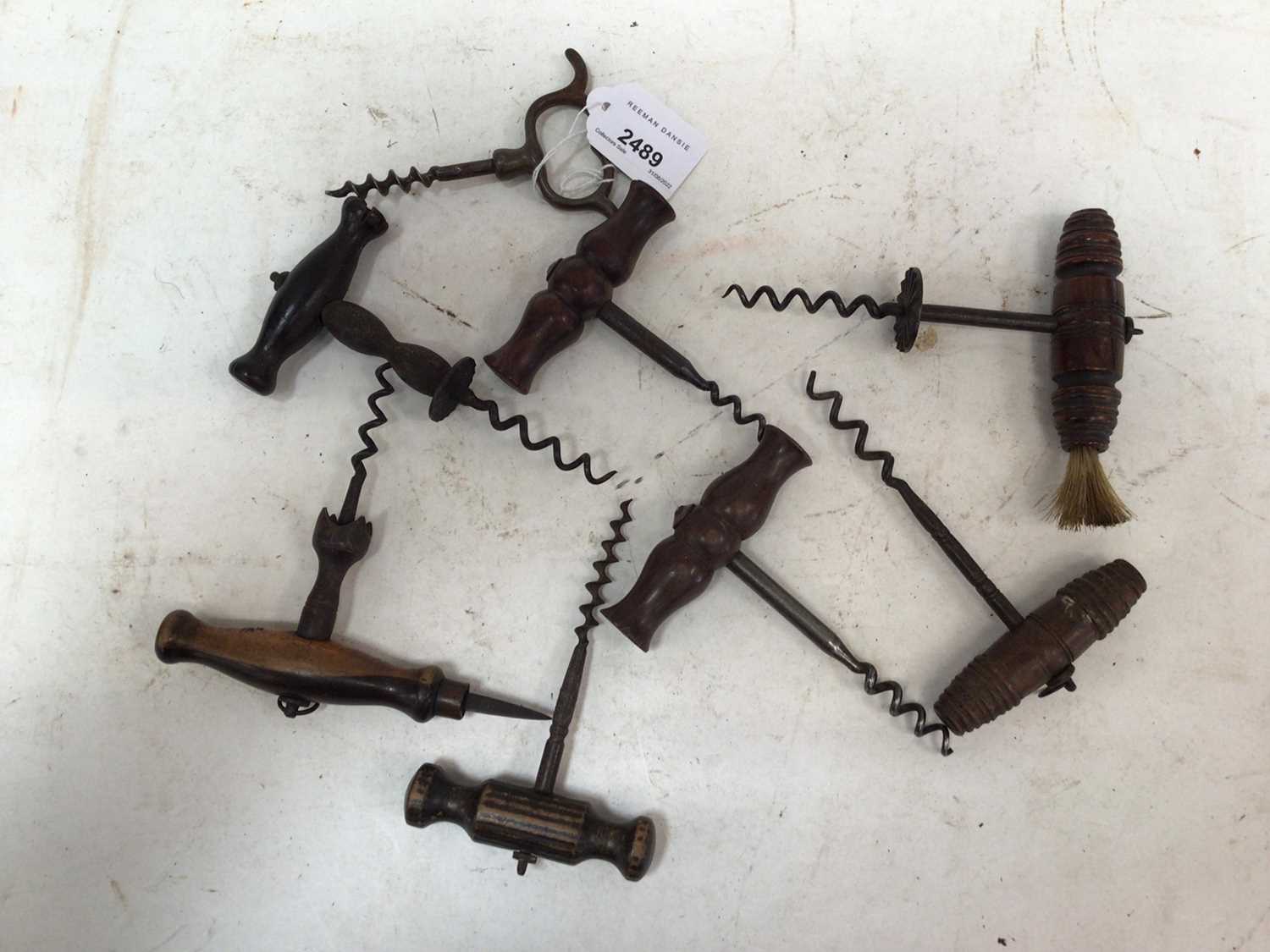 Lot 2489 - Group of corkscrews, including one from P&O