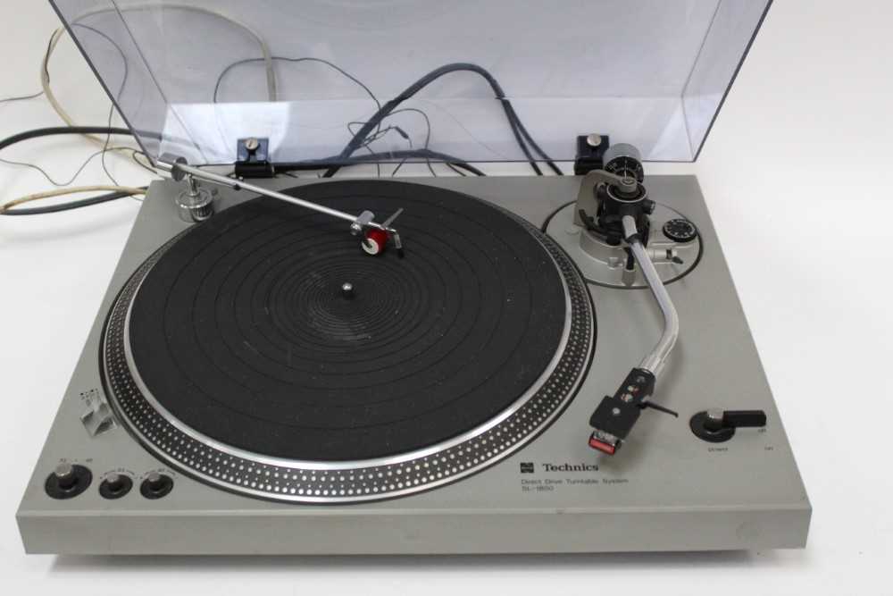 Technics Direct Drive Turntable System SL-1800 | Barnebys