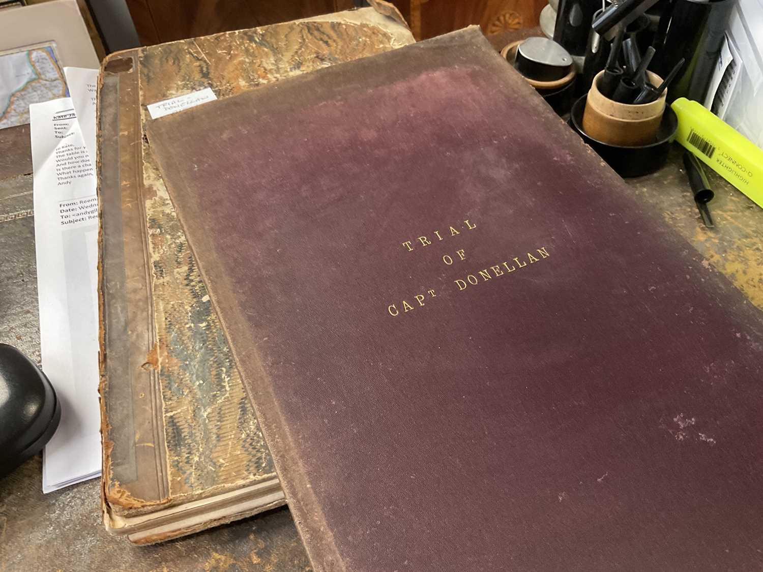 Lot 1652 - Trial of captain Donellan (two copies)