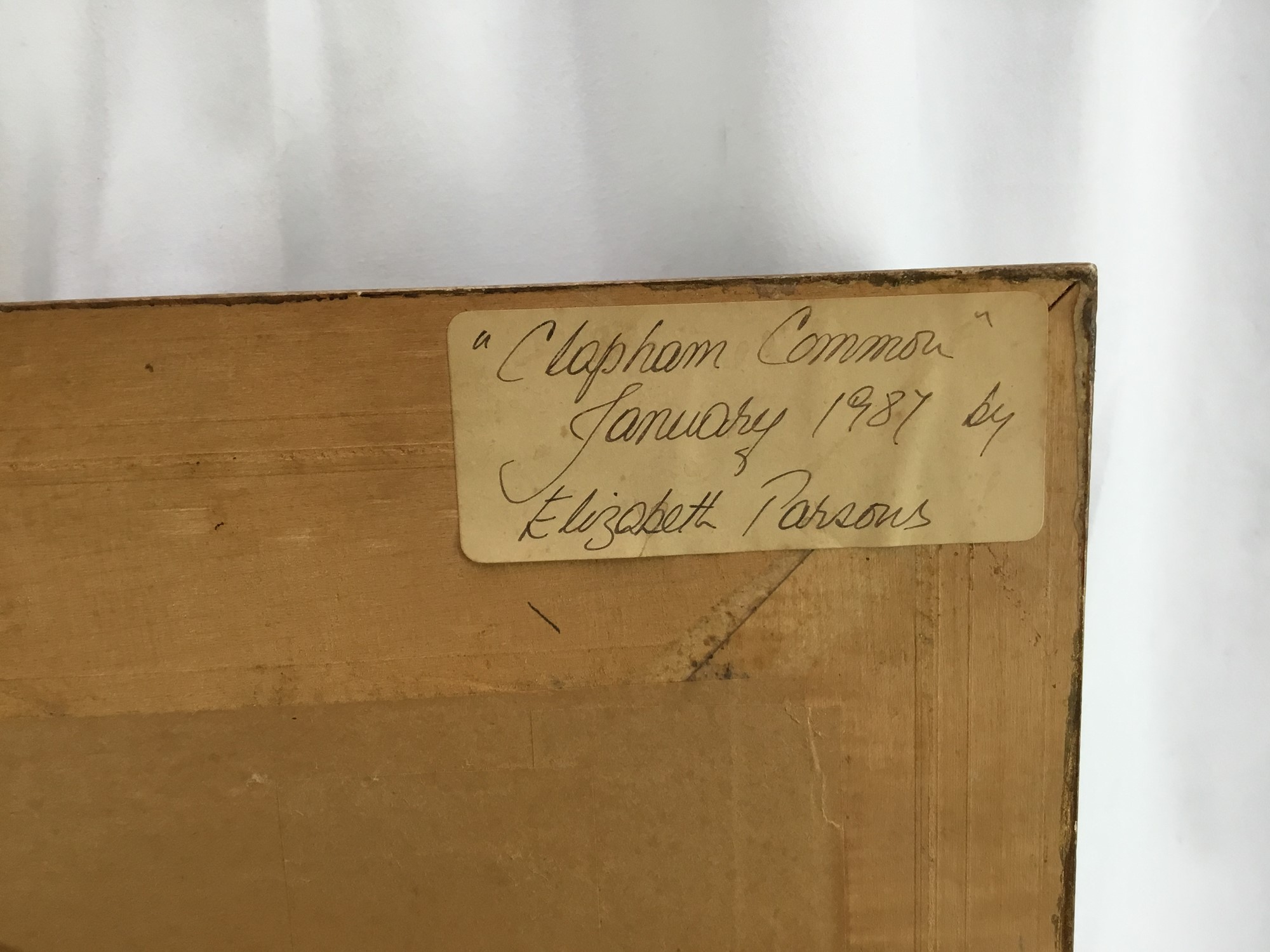 Lot 106 - Elizabeth Parsons (b. 1953), oil on canvas,