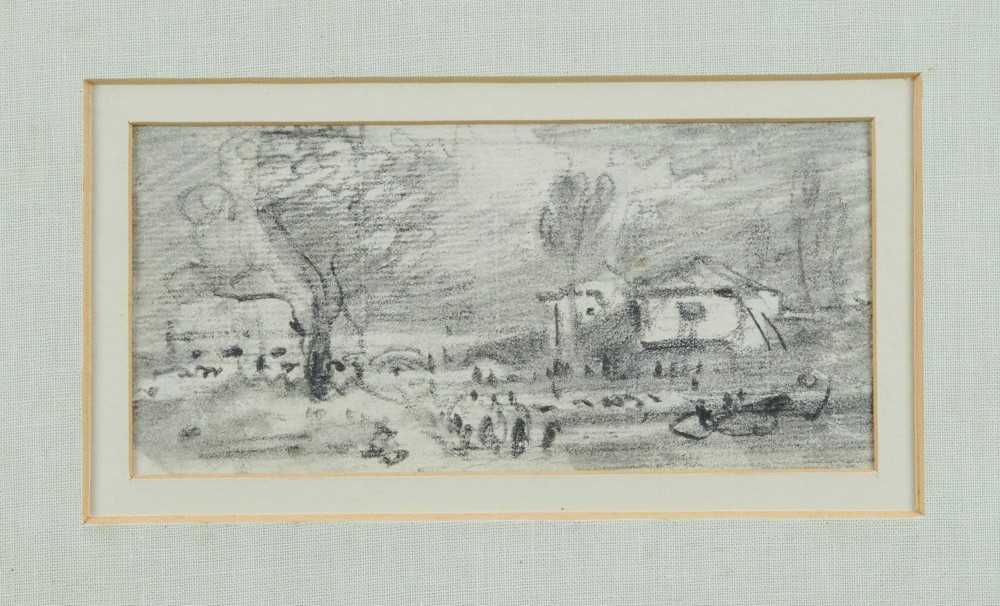 Lot 1110 - Manner of John Constable (1776-1837) pencil