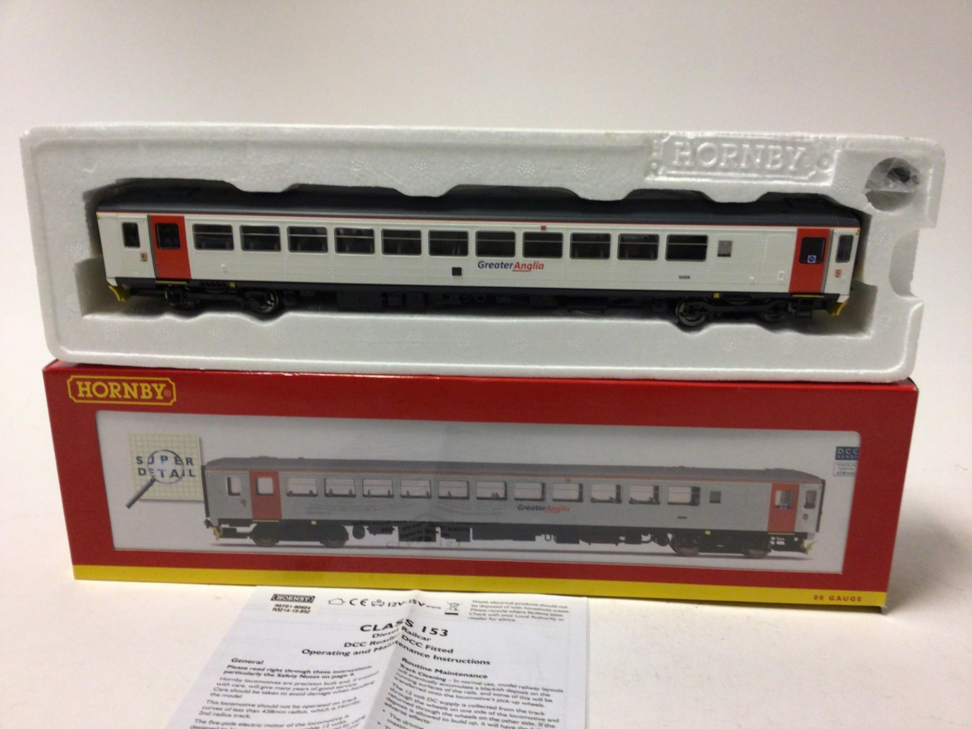Lot 60 - Hornby OO gauge Greater Anglia Class 153 DMU