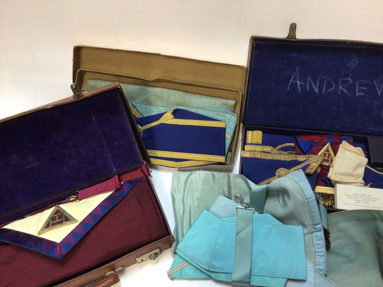 Lot 2484 - Collection of Masonic items, including