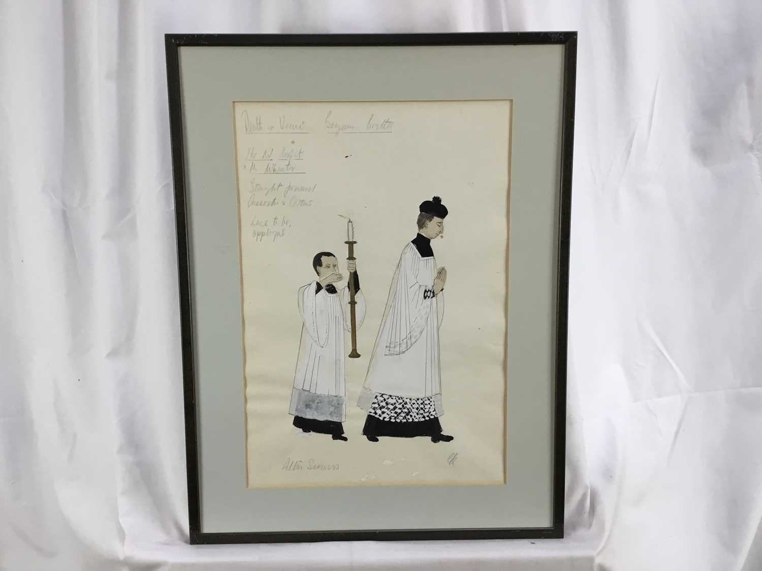 Lot 10 - Charles Knode original costume design - Death