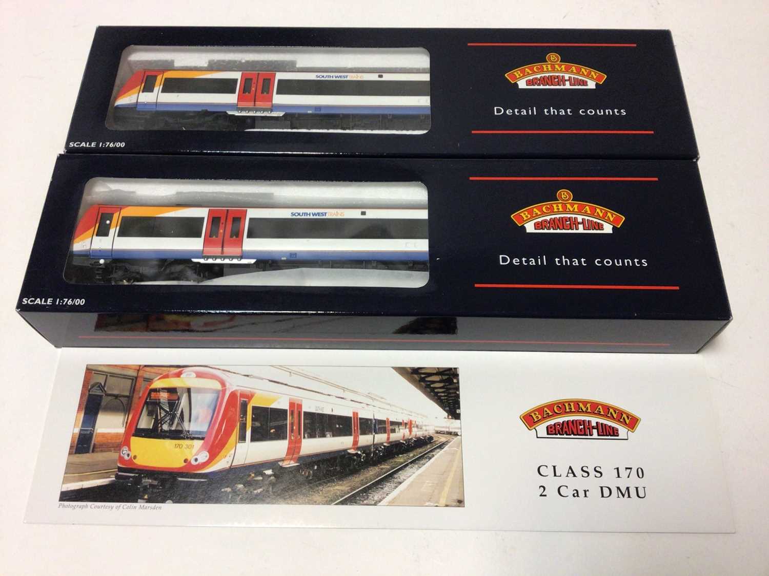 Lot 219 - Bachmann OO gauge 170/4 Turbostar 2 car DMU,