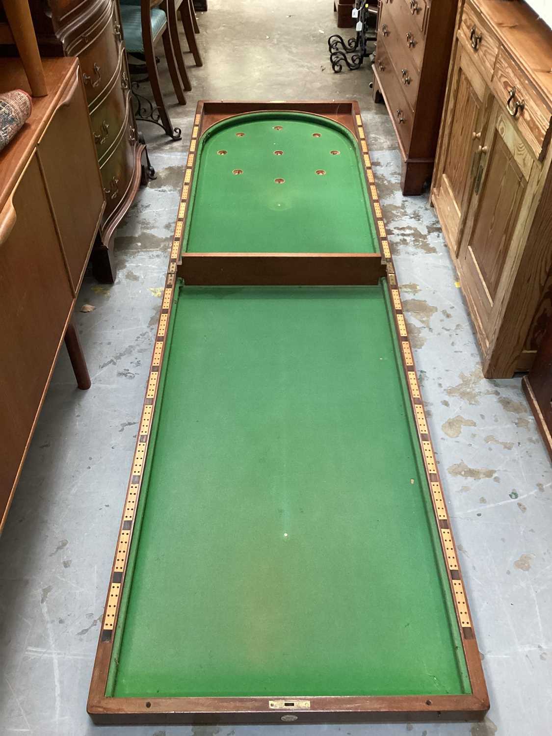 Lot 1269 - 19th century bar billiards games in