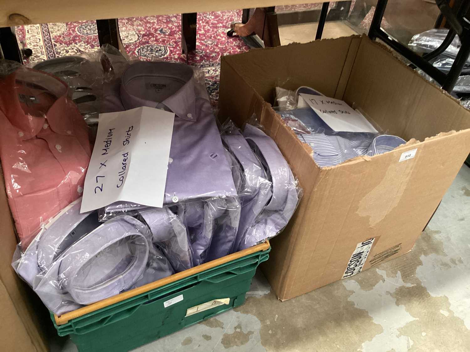 Lot 910 - Selection of new shirts by Locson, size