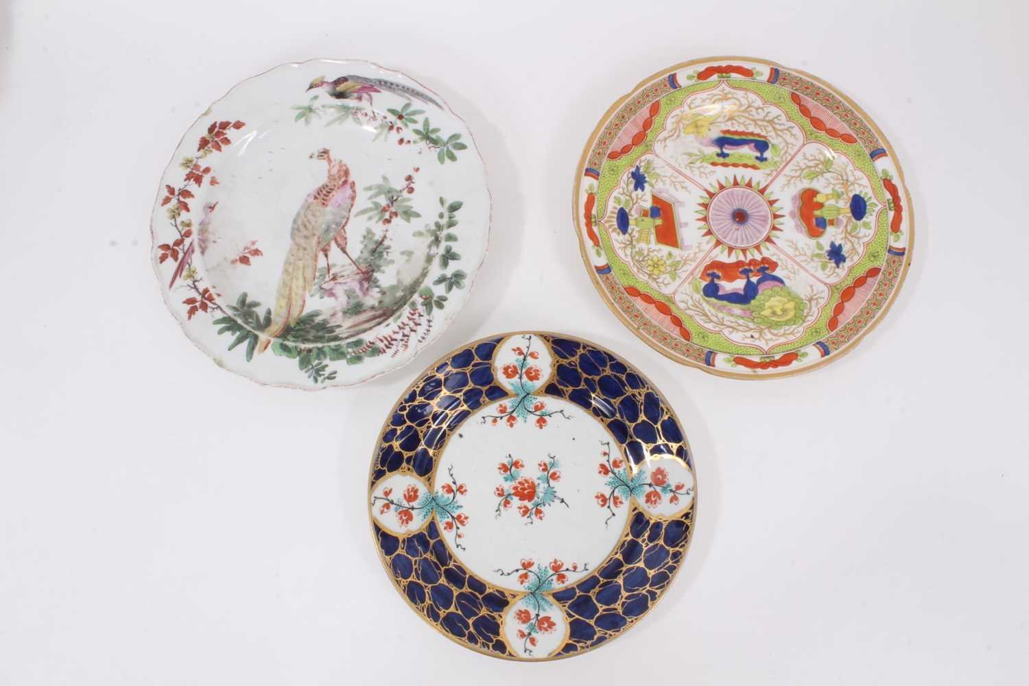 Lot 249 - An 18th century Chelsea plate, decorated