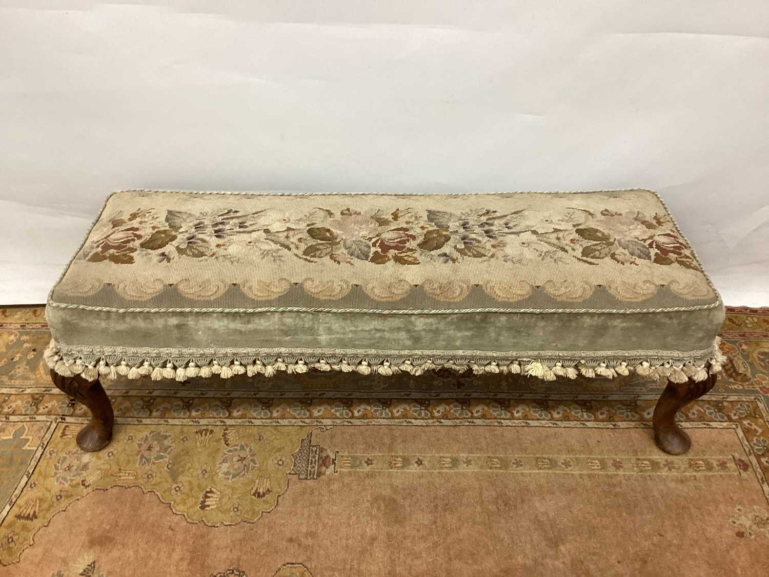 Lot 1462 - Early 20th century fender stool with
