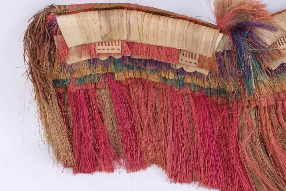 Lot 1057 - Papua New Guinea grass skirt, bought in