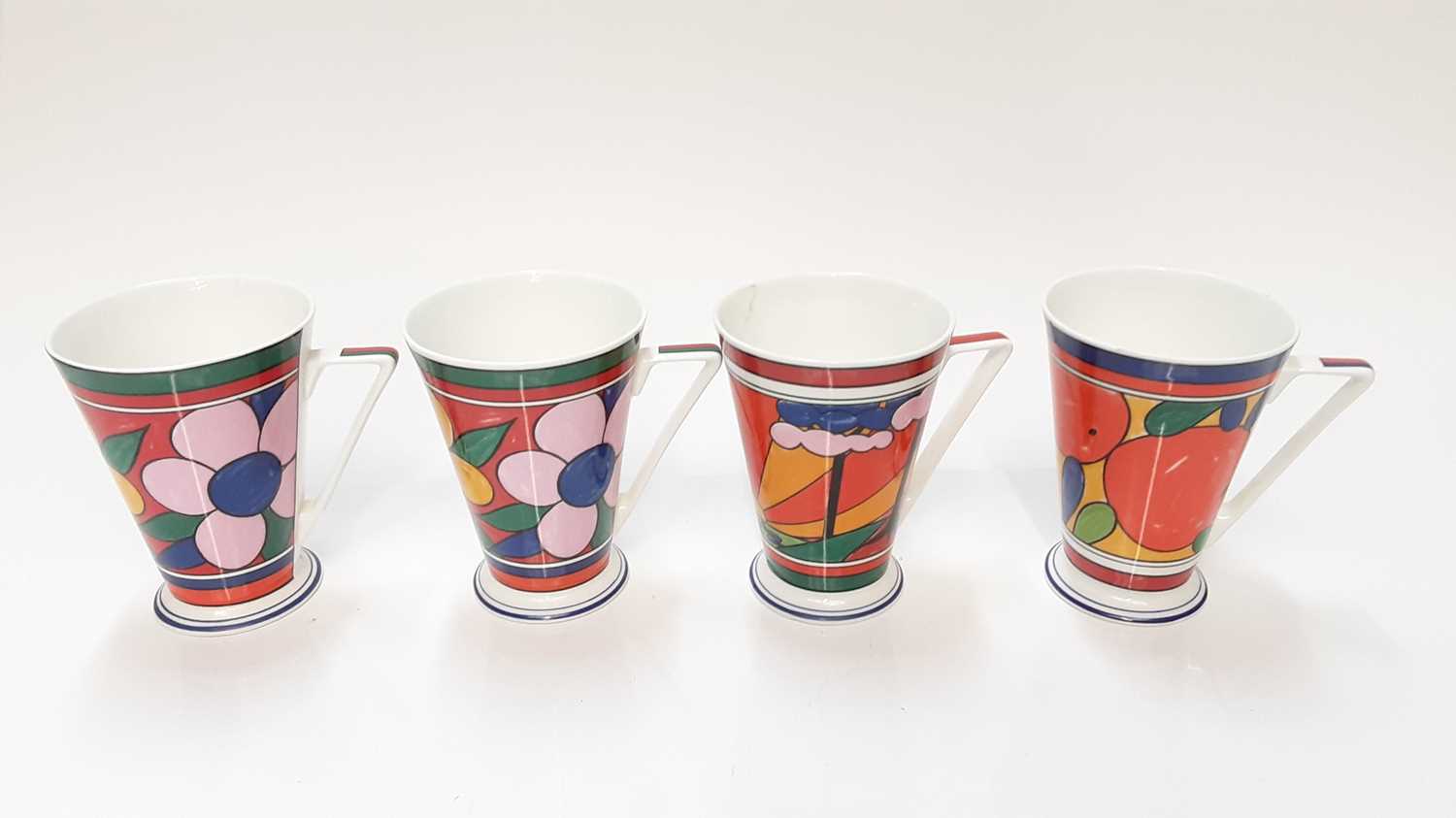 Lot 1222 - Wedgwood Bridgewater pattern Clarice Cliff