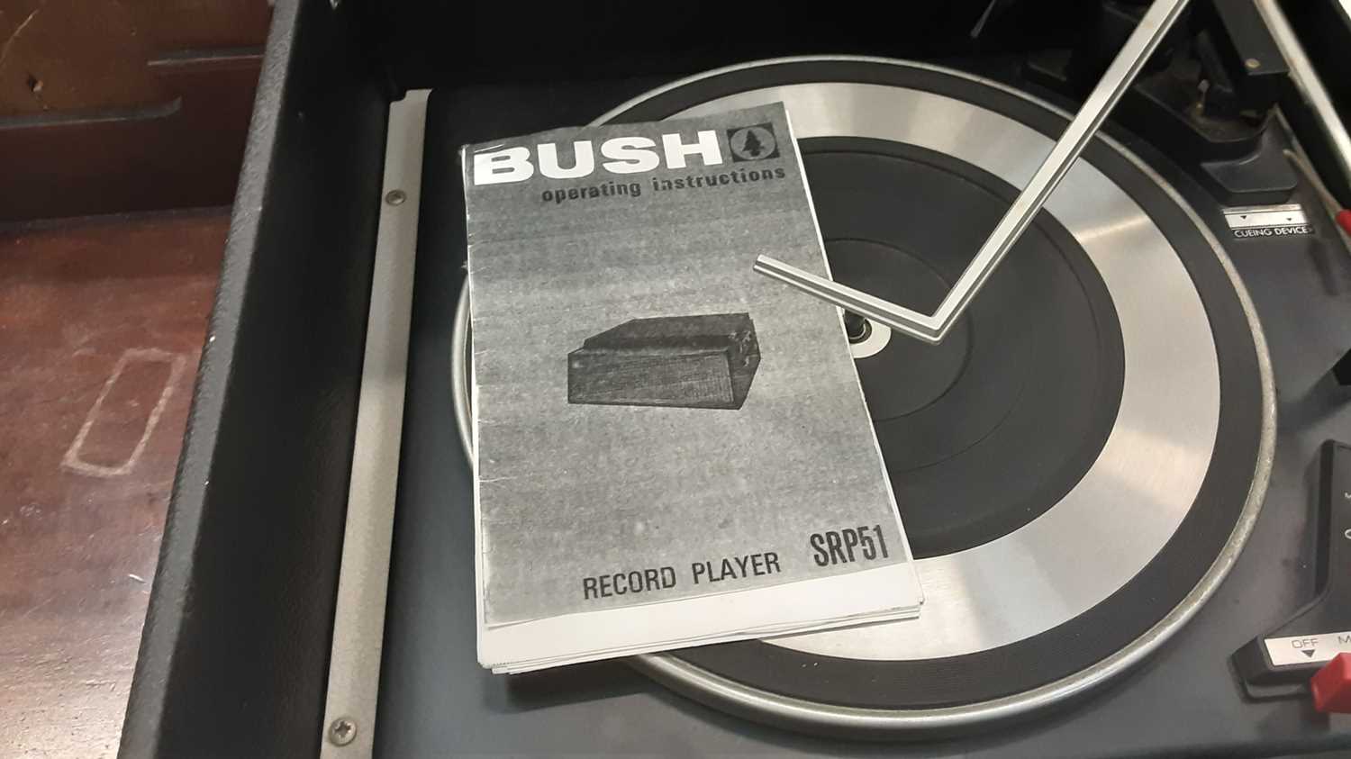 Lot 2223 - Bush SRP51 record player with operating