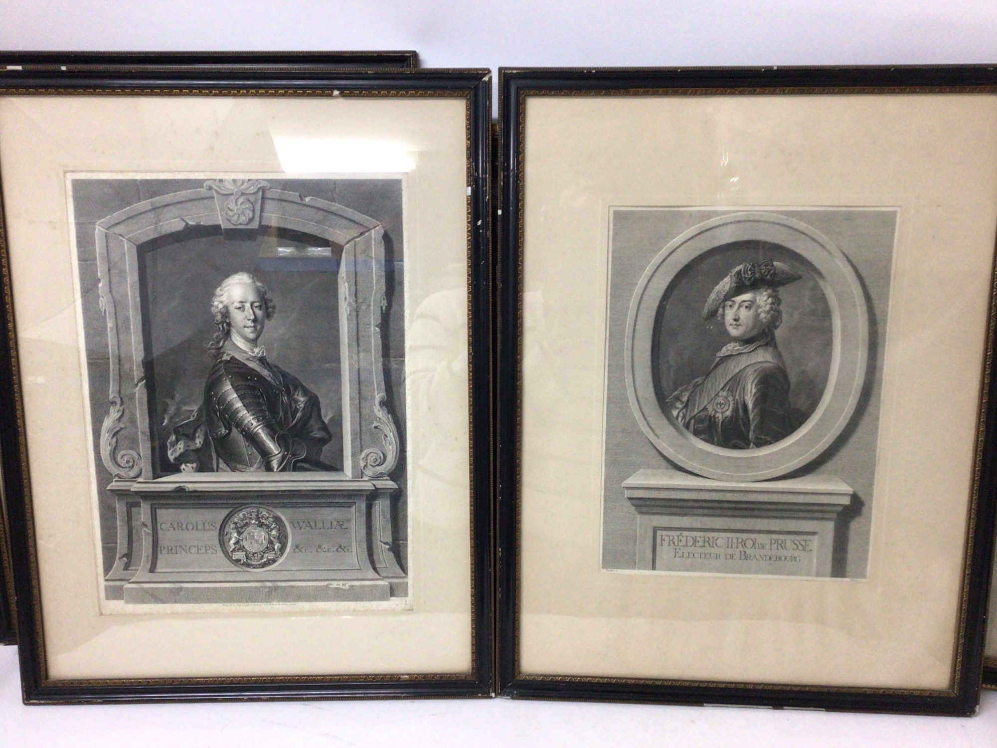 Lot 765 - Five 18th century engravings