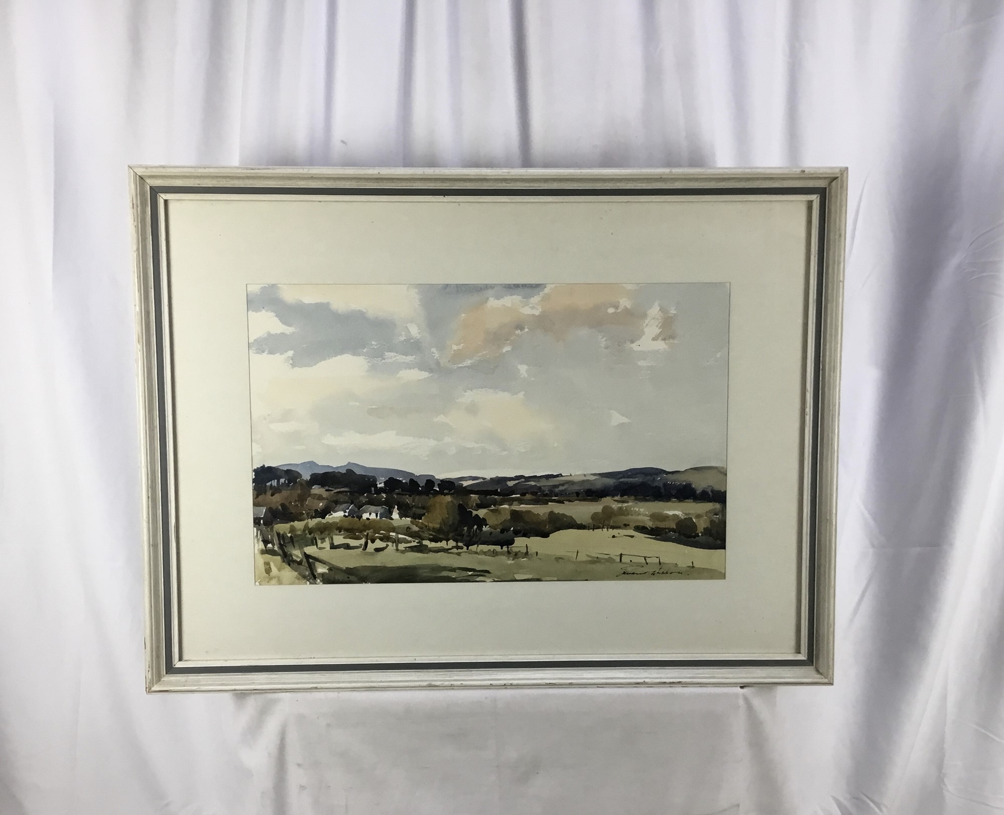 Lot 87 - Edward Wesson (1910-83) watercolour