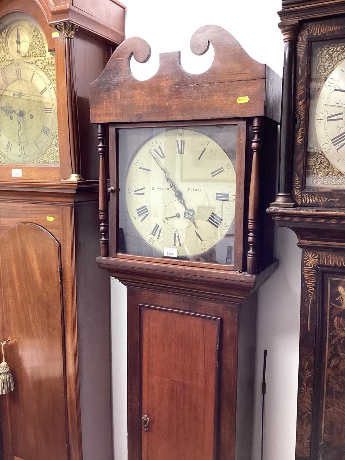 Lot 2538 - 19th Century 30-hour longcase clock by G