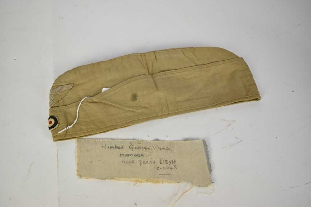 Lot 866 - Second World War Nazi Luftwaffe side cap in