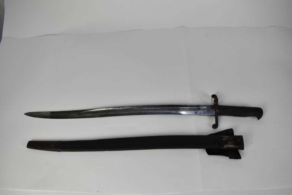Lot 974 - British 1856 Pattern Enfield sabre bayonet