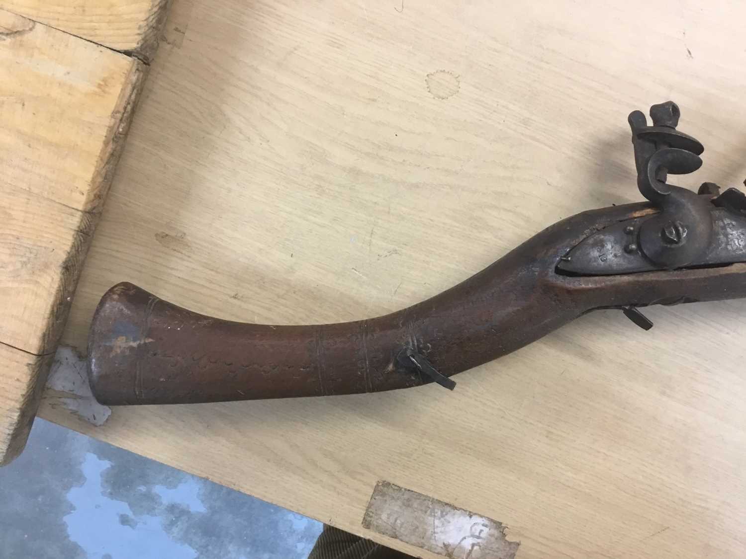 19th century Indian flintlock jazel - auctions & price archive