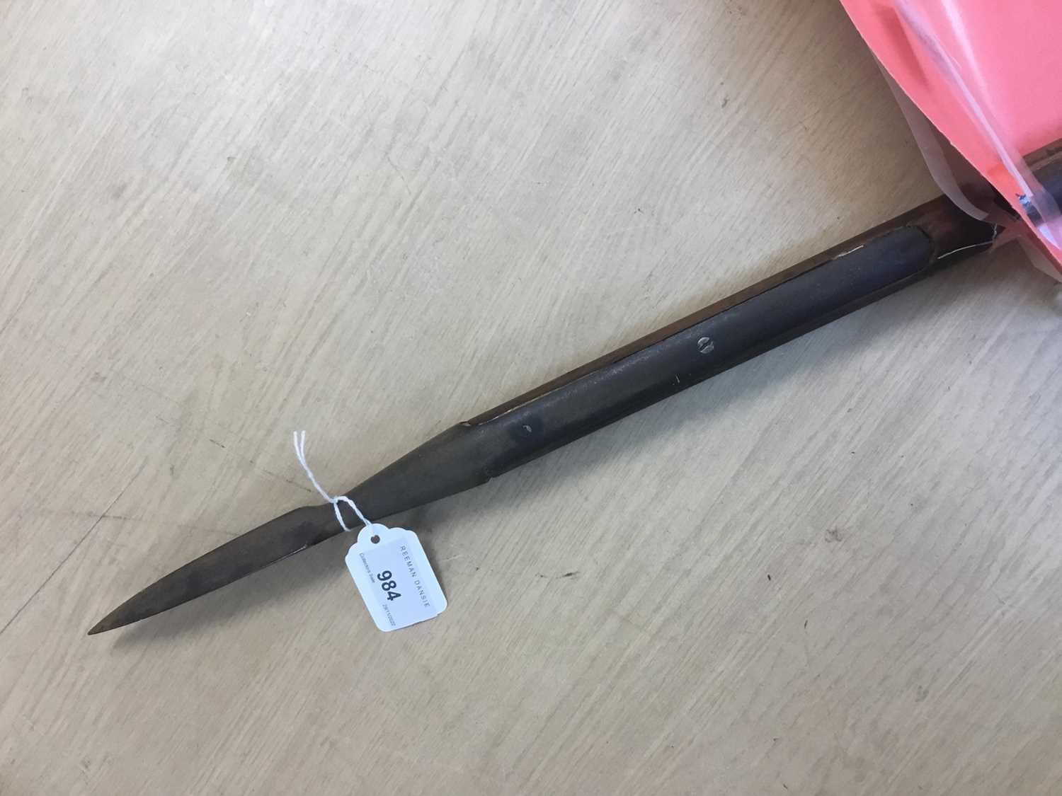 Lot 984 - Second World War British Home Guard pike