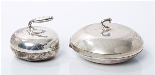 Lot 213 - Edwardian Silverer box in the form of a