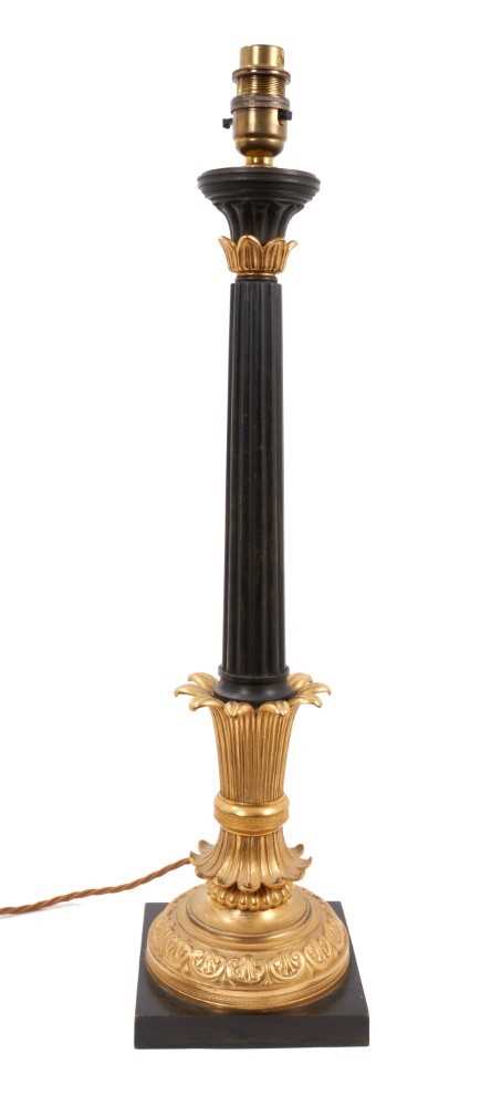 Lot 741 - Antique Empire style bronze and ormolu table