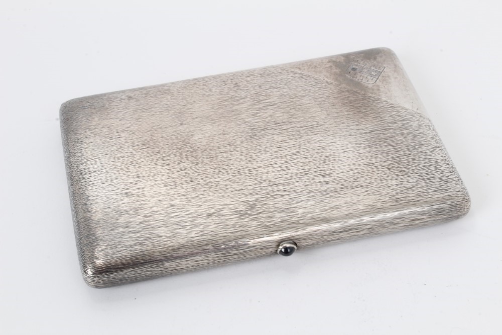 Lot 255 - Two silver cigarette cases