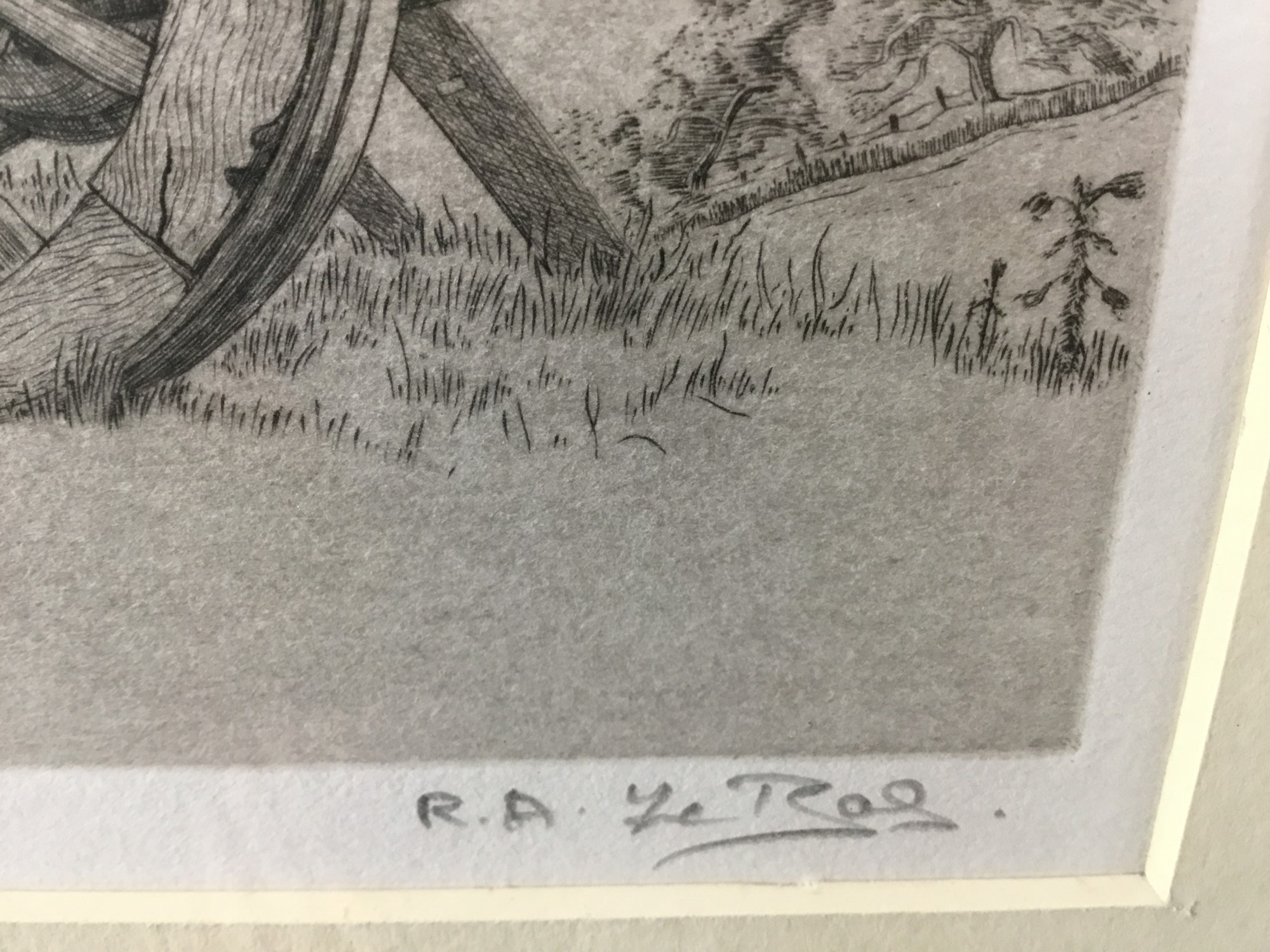 Lot 27 - Rachel Anne Le Bas, 1923-2020. Engraving, “An