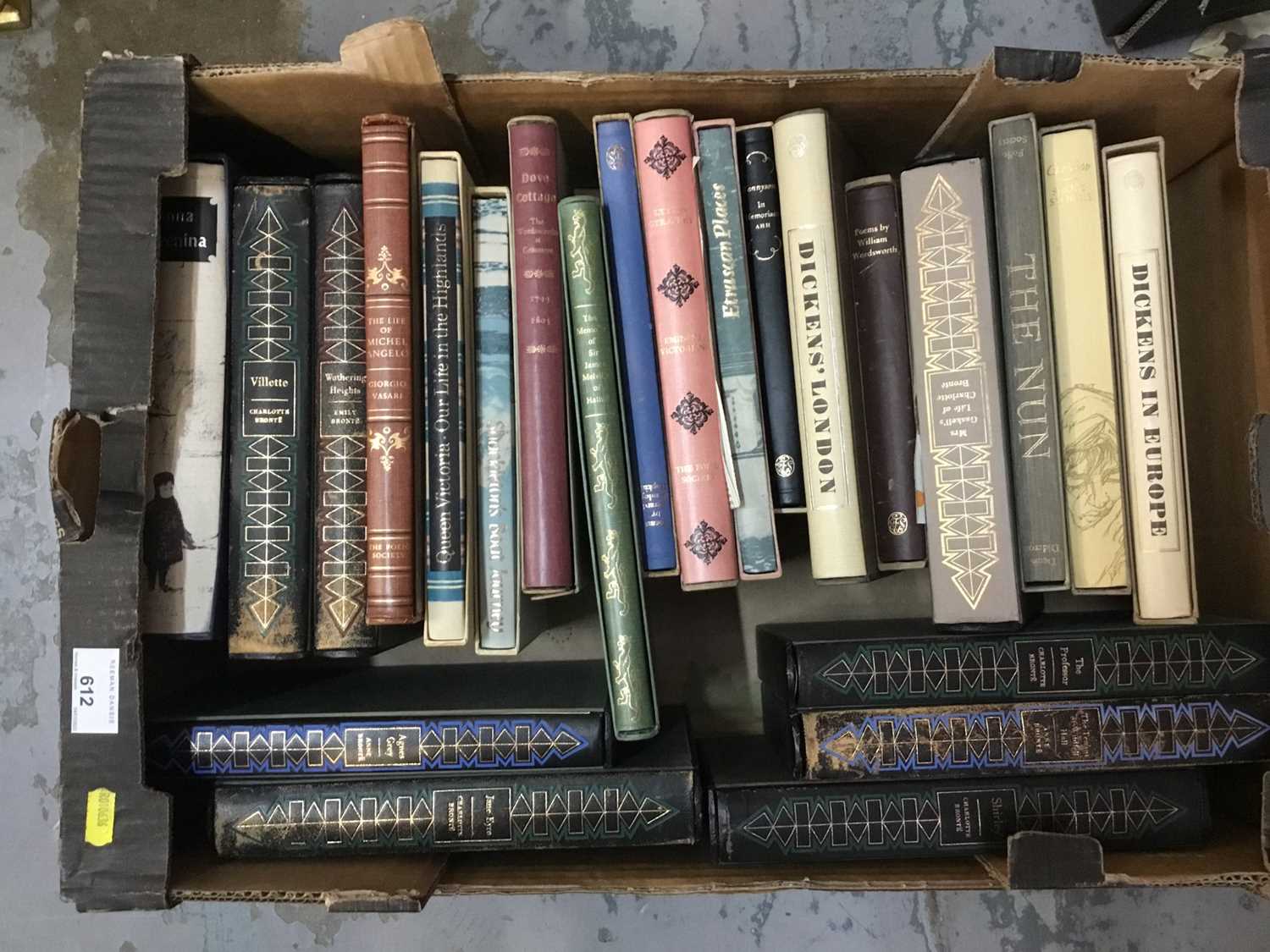 Lot 612 - Lot Folio Society books in slip cases