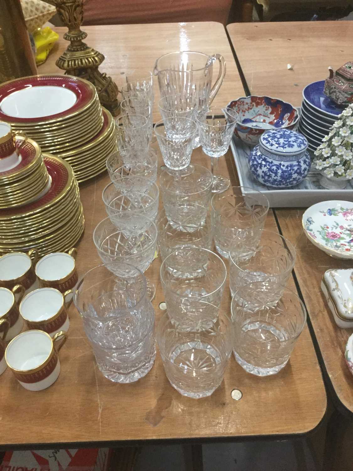 Lot 522 - Group of Waterford Crystal and other cut