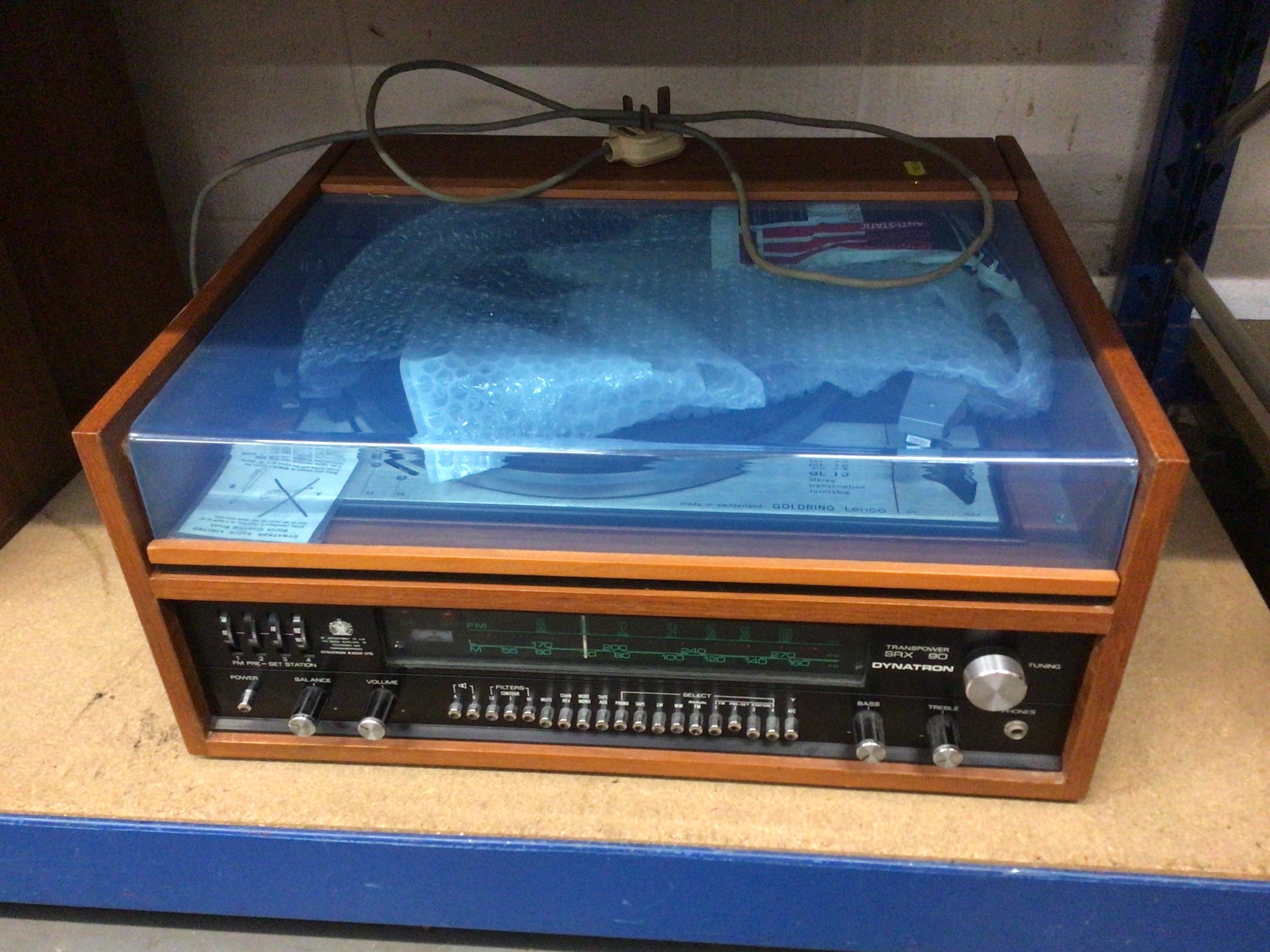 Lot 250 - Goldring Lenco Dynatron Transpower SRX 90