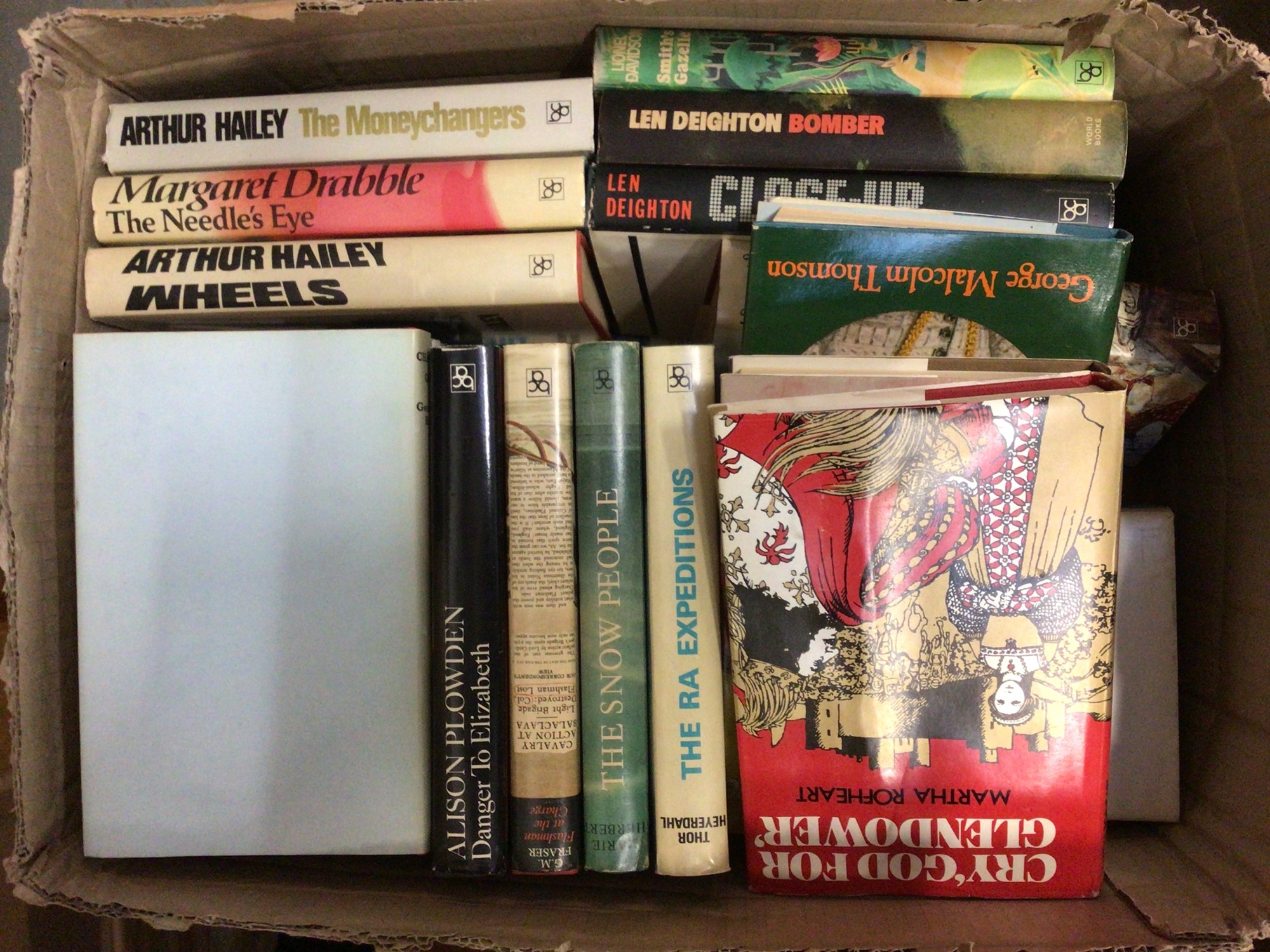 Lot 181 - Four boxes of hardback books