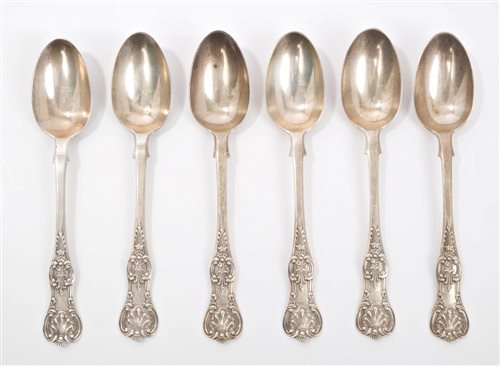 Lot 332 - Set of six Victorian Scottish Silverer
