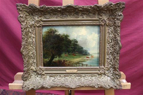 Lot 890 - Robert Burrows (1810 - 1885), oil on panel