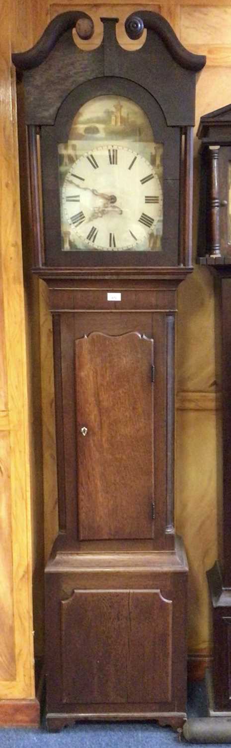 Lot 672 - Early 19th century 30 hour longcase clock