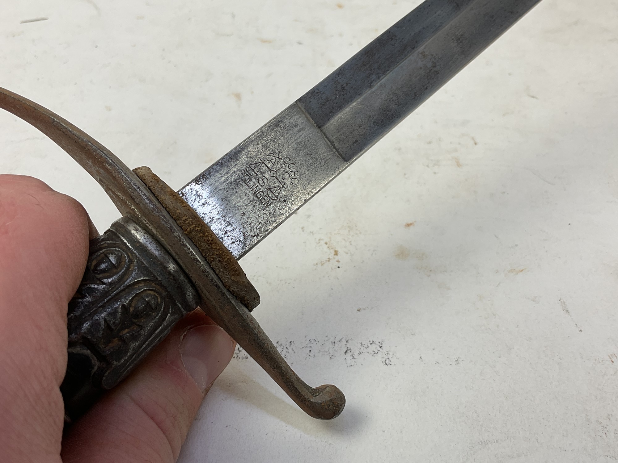 Lot 824 - Nazi Police sword with regulation stirrup