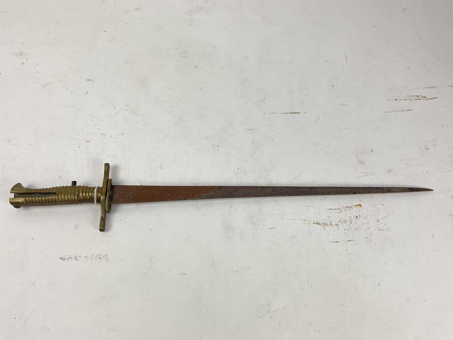 Lot 852 - Scarce British Baker Rifle Volunteer bayonet