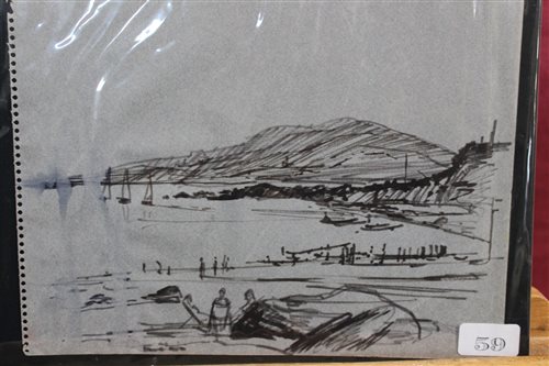 Lot 1173 - *Tom Keating (1917 - 1984), five unframed