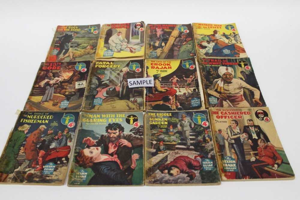 Lot 1404 - Selection of soft cover Sexton Blake