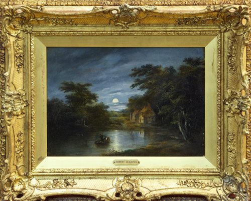Lot 1239 - Robert Burrows (1810 - 1883), pair of oils