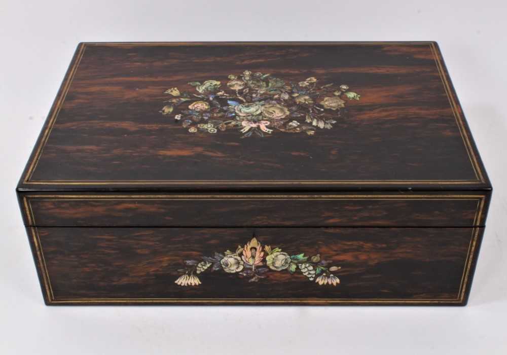 Lot 768 - Mid-19th century coromandel and mother of