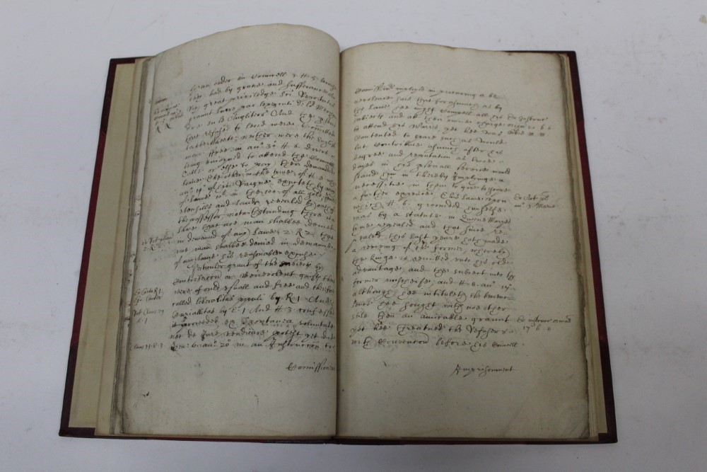 Lot 1694 - 17th century manuscript in 19th century