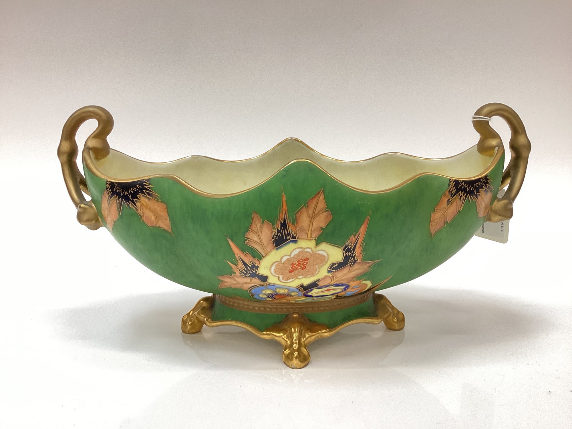 Lot 1271 - A scarce geometric Carlton Ware pedestal