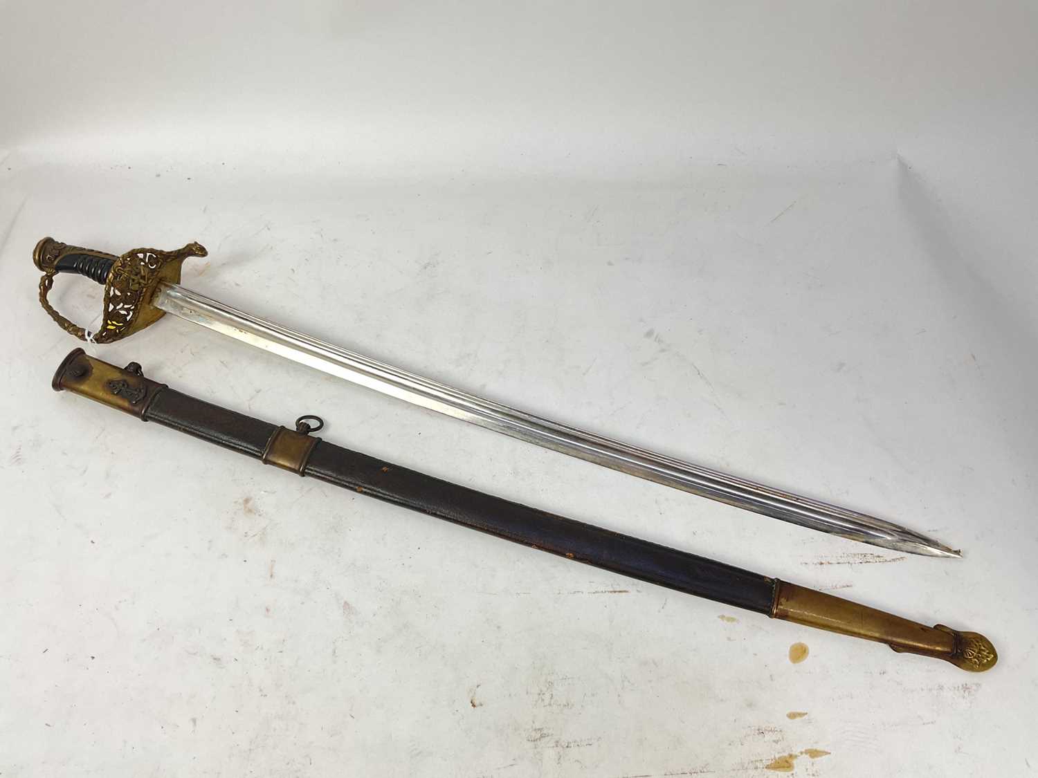 Lot 907 - Reproduction French Naval Officer's sword