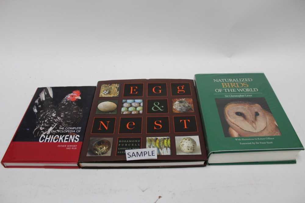 Lot 1740 - Two boxes of books relating to birds and