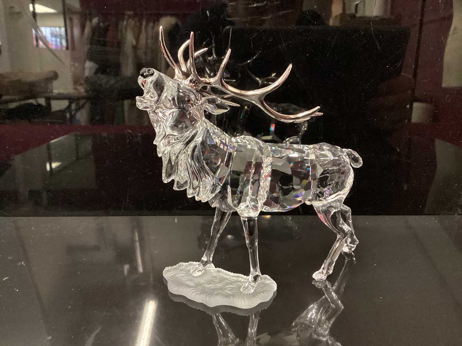 Lot 1309 - Swarovski crystal Rare Encounters Stag,