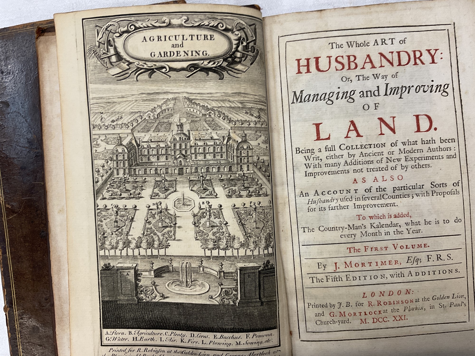 Lot 1679 - J. Mortimer - The Whole Art of Husbandry,