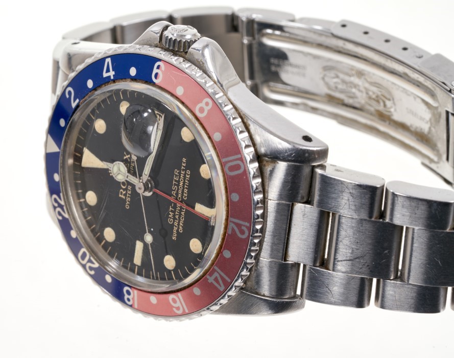Lot 600 - 1966 Rolex GMT Master with original receipt