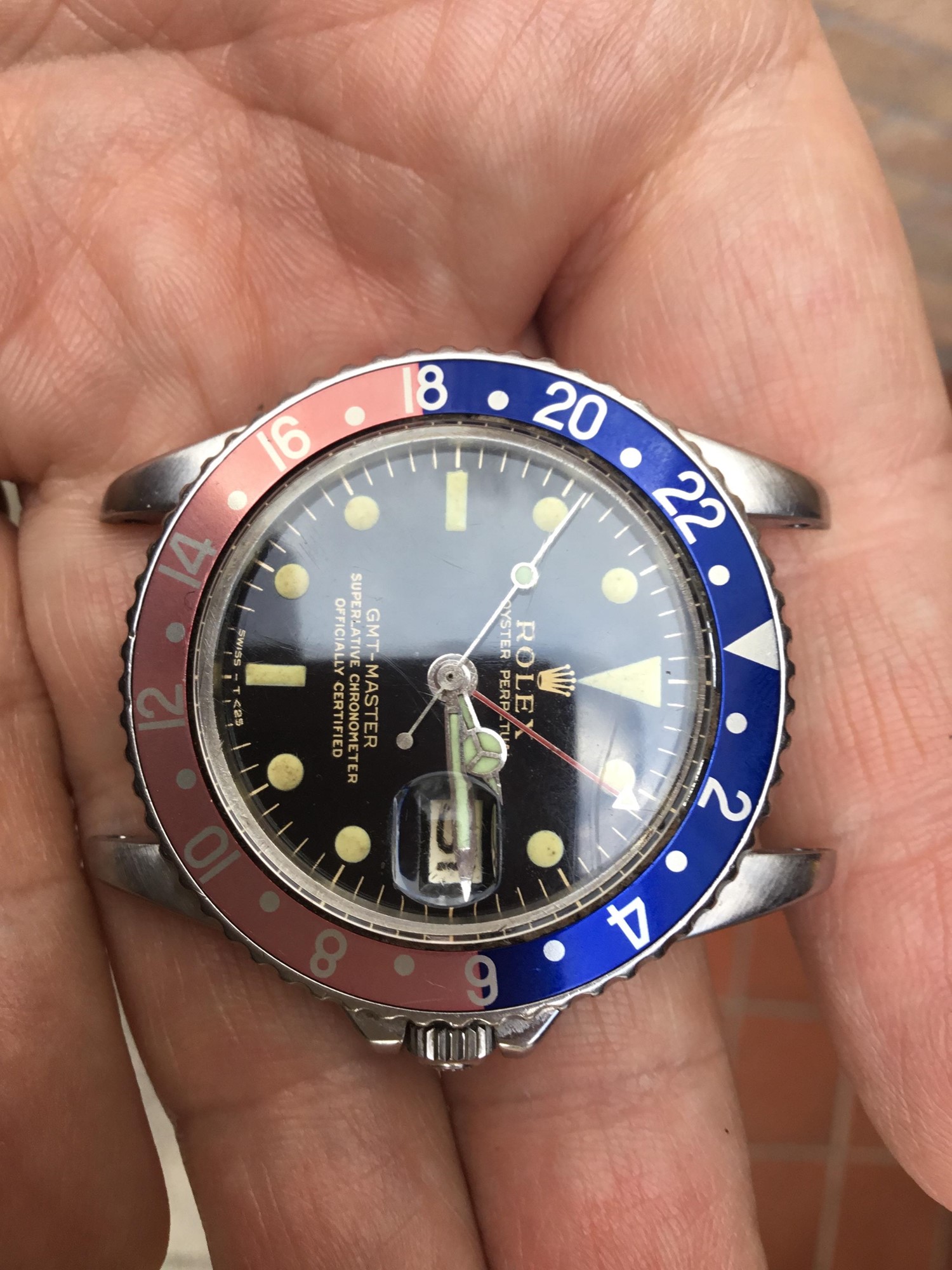 Lot 600 - 1966 Rolex GMT Master with original receipt