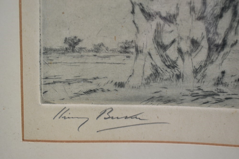 Lot 1289 - Harry Becker (1865-1928) signed etching
