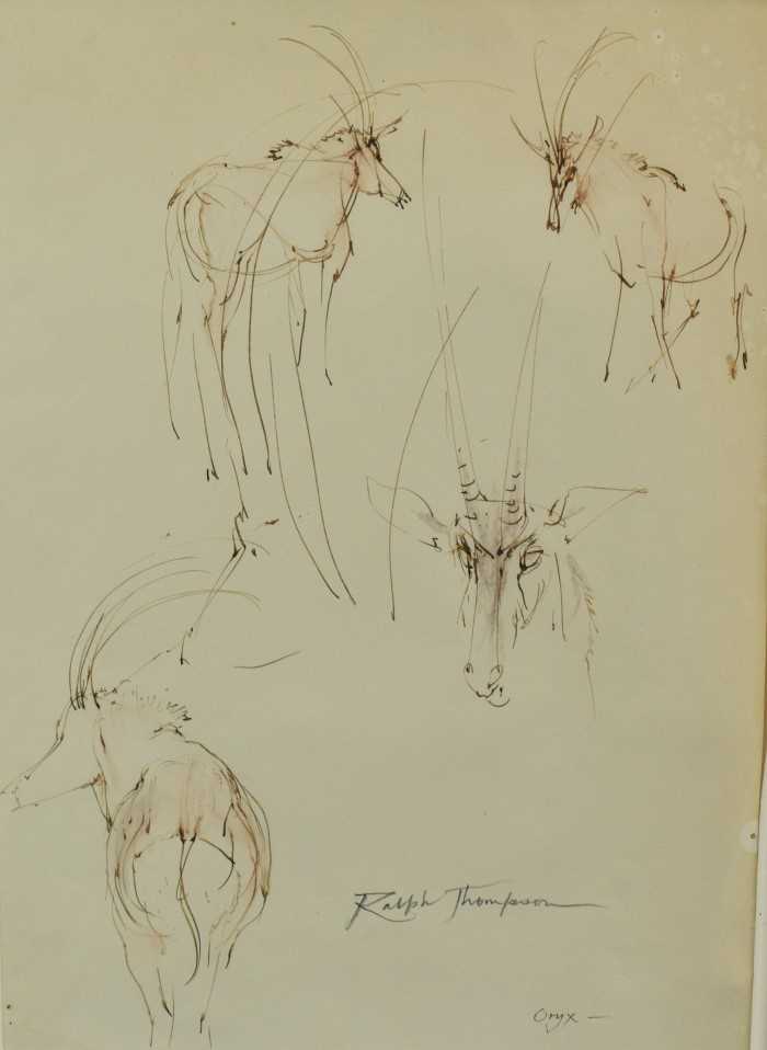 Lot 196 - Ralph Thompson (1913-2009) ink and wash